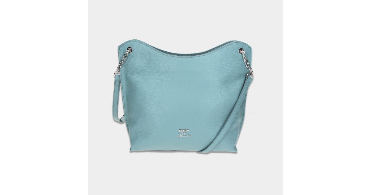 Crossbody Autogram pastelová modrá - ELEGA